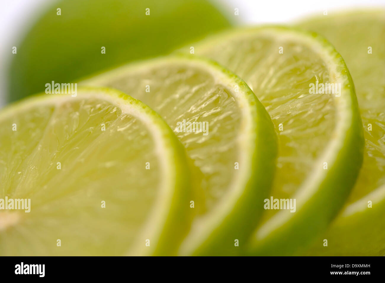 detail of sliced fresh lime Stock Photo - Alamy