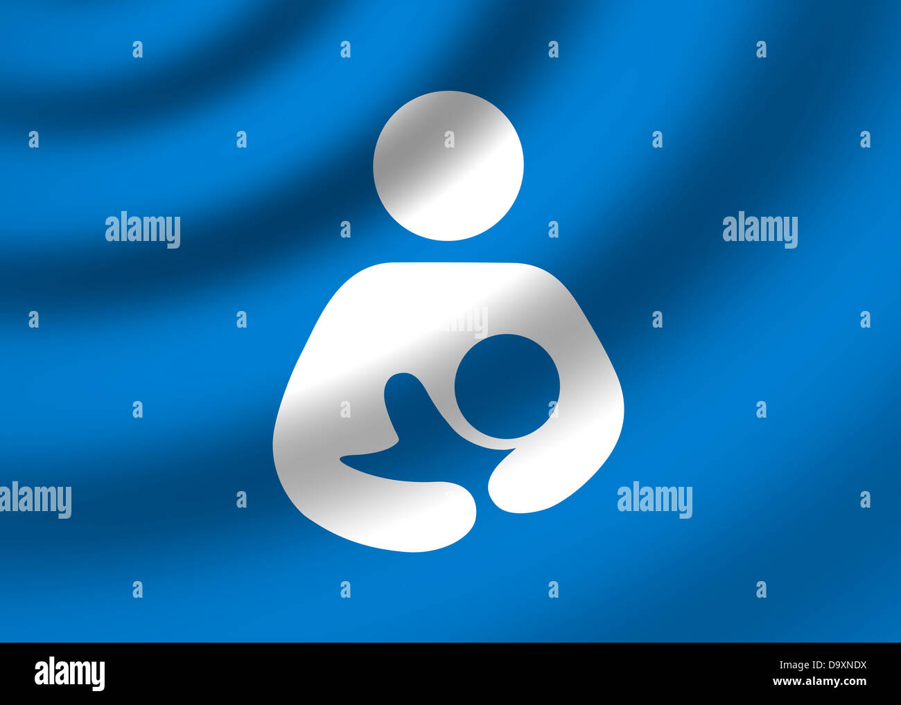 International breastfeeding symbol logo icon flag Stock Photo - Alamy