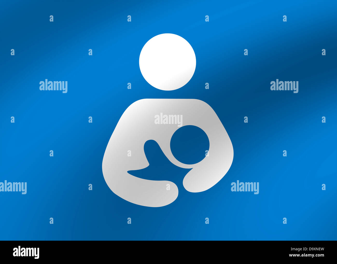 International breastfeeding symbol logo icon flag Stock Photo - Alamy