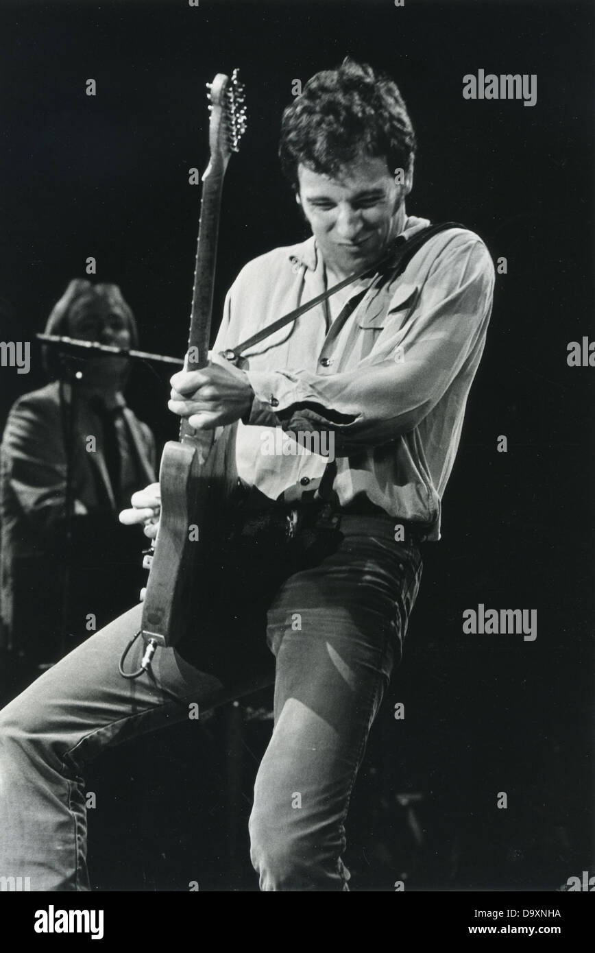 BRUCE SPRINGFIELD UK rock musician in 1984. Photo Jeffrey Mayer Stock ...