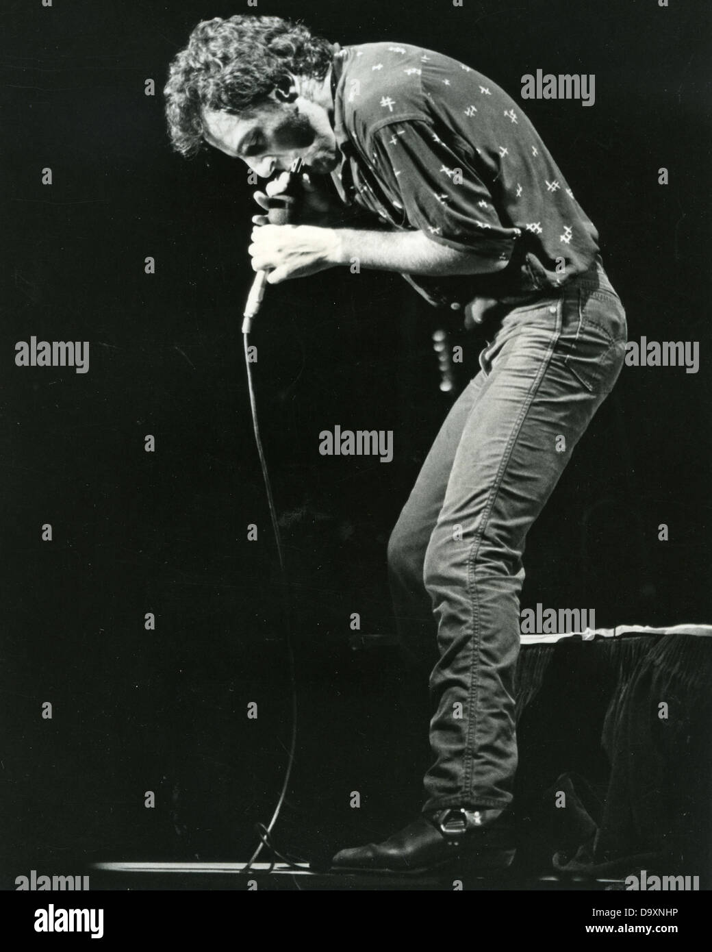 BRUCE SPRINGFIELD UK rock musician in 1984. Photo Jeffrey Mayer Stock ...