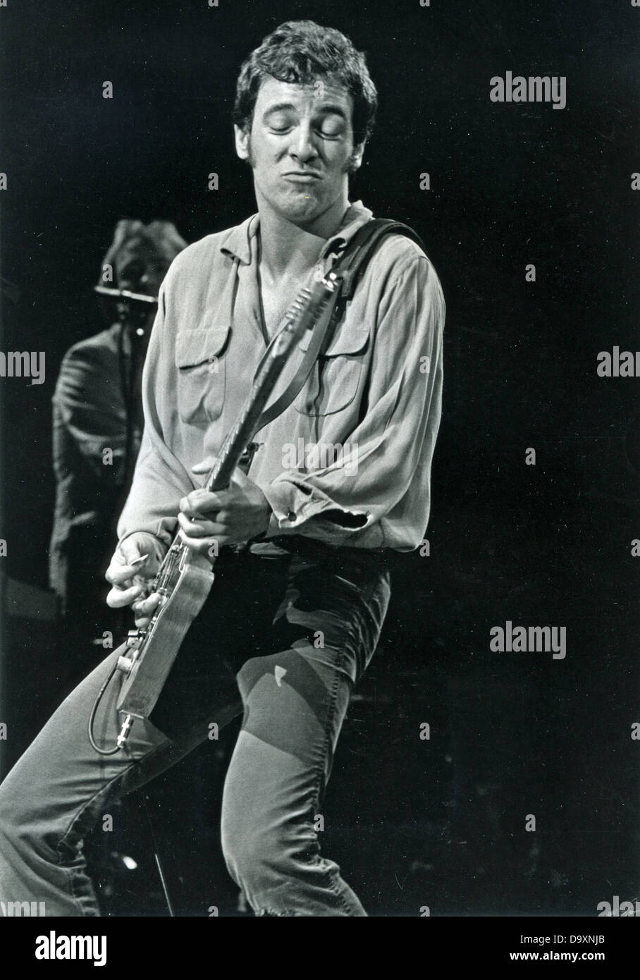 BRUCE SPRINGFIELD UK rock musician in 1984. Photo Jeffrey Mayer Stock ...
