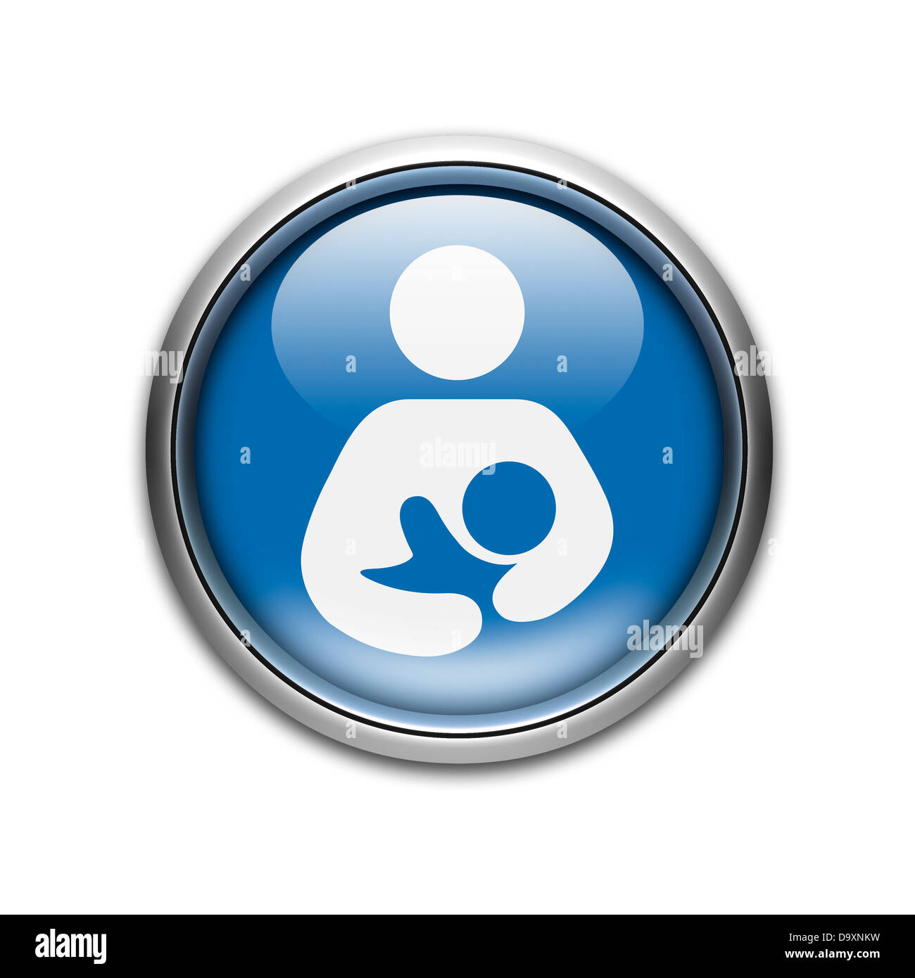 International breastfeeding symbol logo icon flag Stock Photo - Alamy