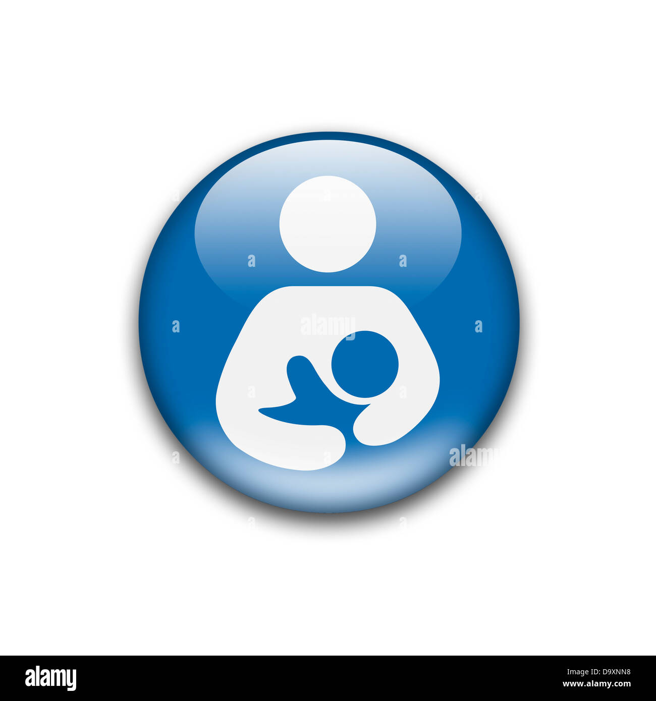 International breastfeeding symbol logo icon flag Stock Photo - Alamy