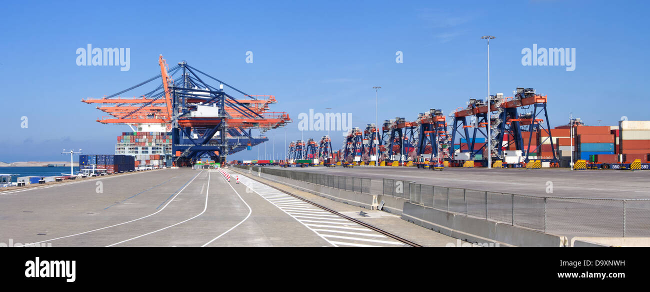 Rotterdam container terminal hi-res stock photography and images - Alamy