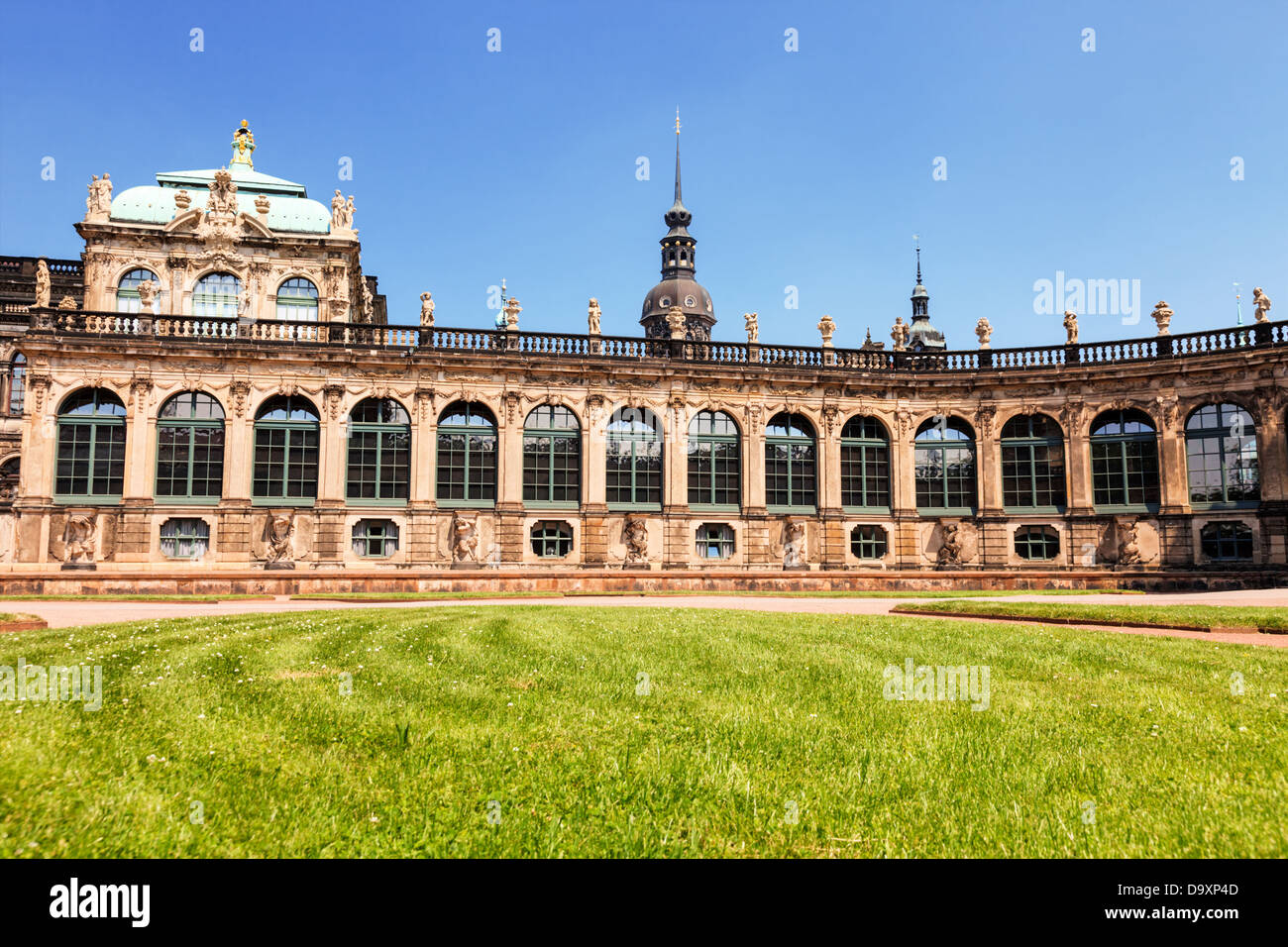 Zwinger Rococo style palace in Dresden Stock Photo - Alamy