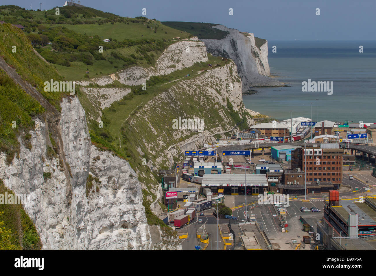 Entrance to the Port of Dover, Kent Stock Photo - Alamy