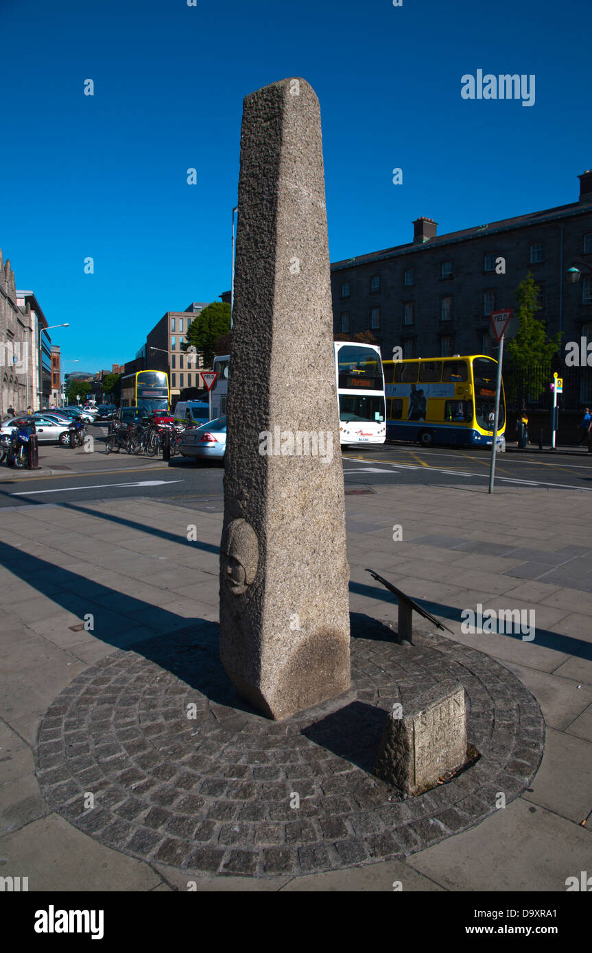 Steyne stone central Dublin Ireland Europe Stock Photo - Alamy