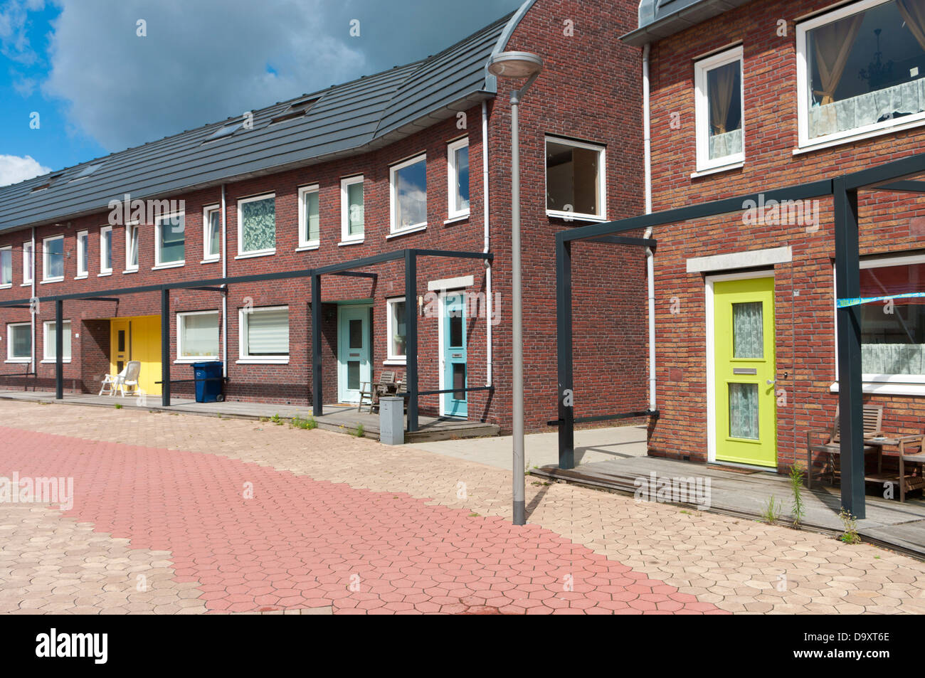 newly build modern houses in Almere, netherlands Stock Photo - Alamy