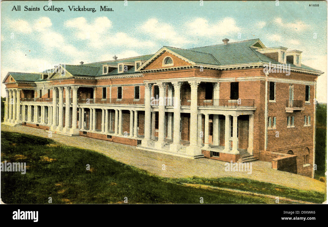 All Saints College, Vicksburg, Miss Stock Photo - Alamy
