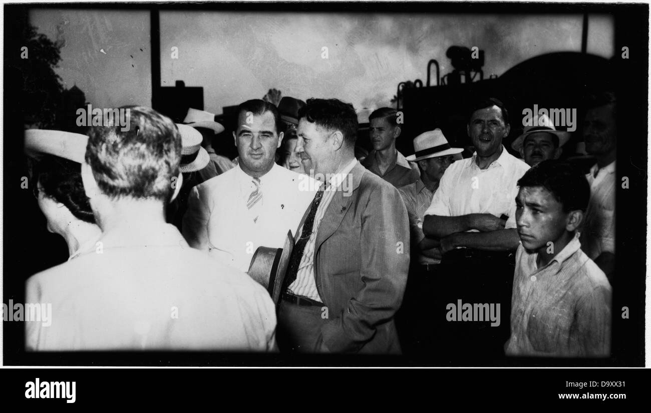 This photograph shows the funeral of Senator Pat Harrison in Gulfport ...