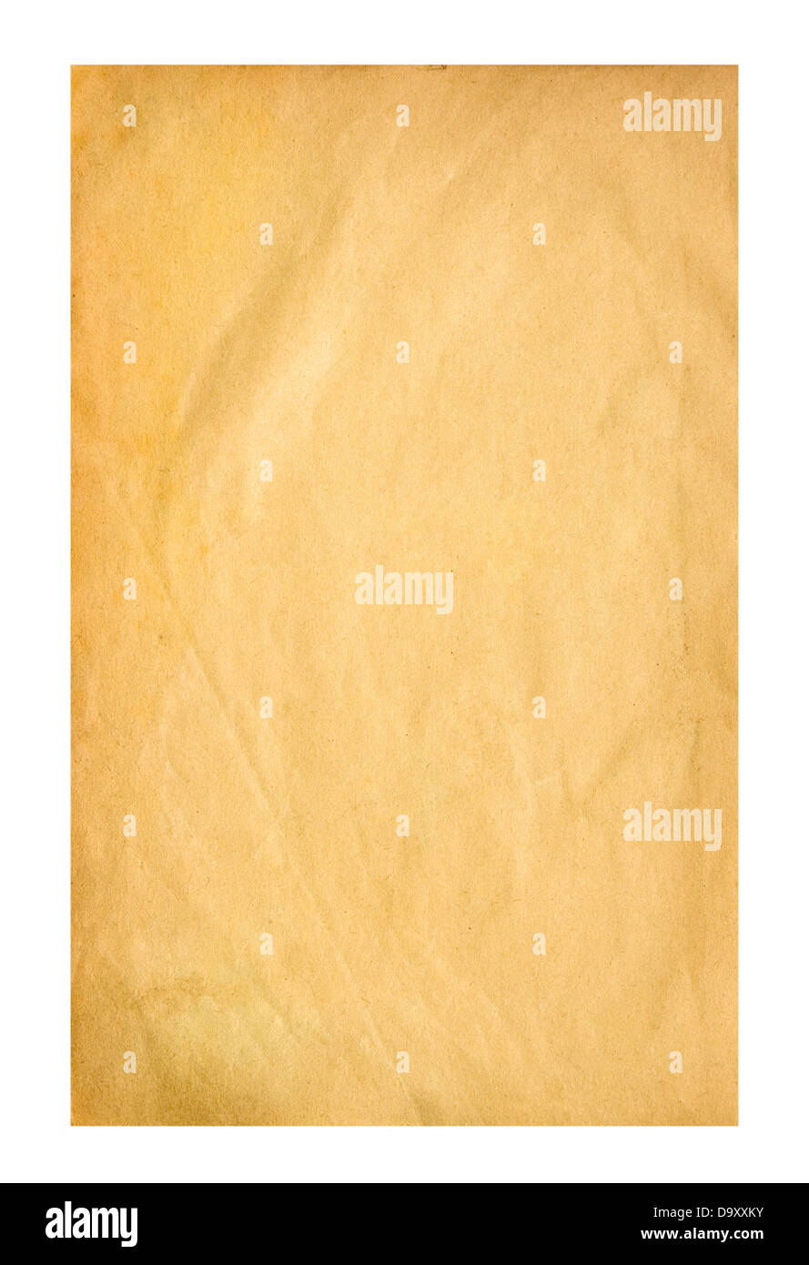 Old sheet of paper Stock Photo - Alamy