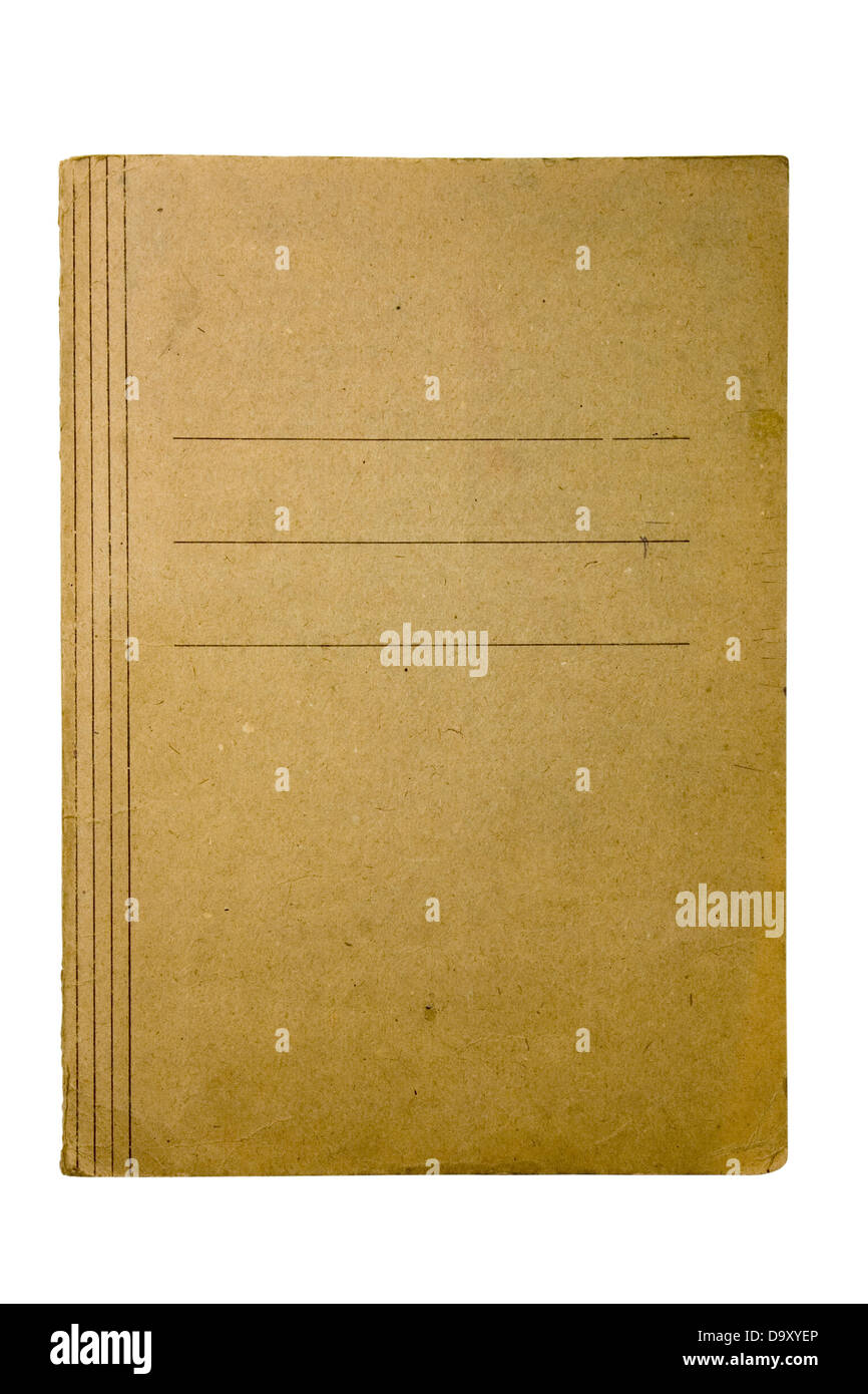 Old and dirty paper folder Stock Photo - Alamy