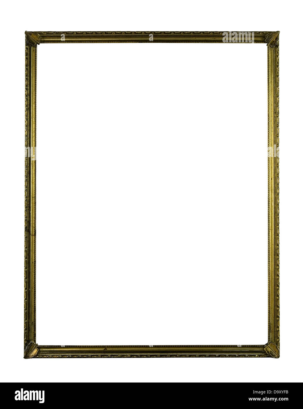 Picture frame isolated on white Stock Photo - Alamy