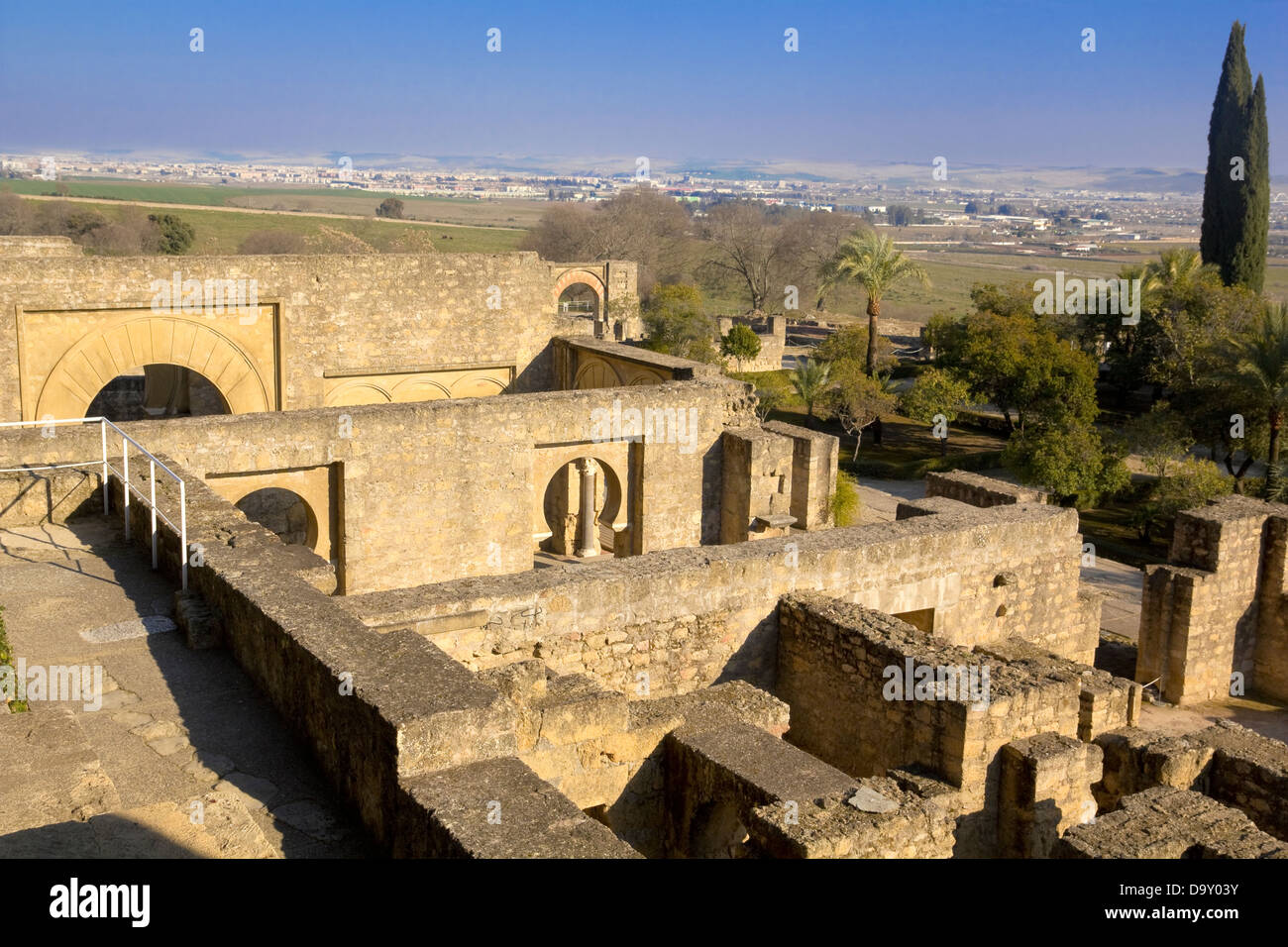 Madinat Al-Azahra or Medina Azahara. The city of Cordoba, in the ...