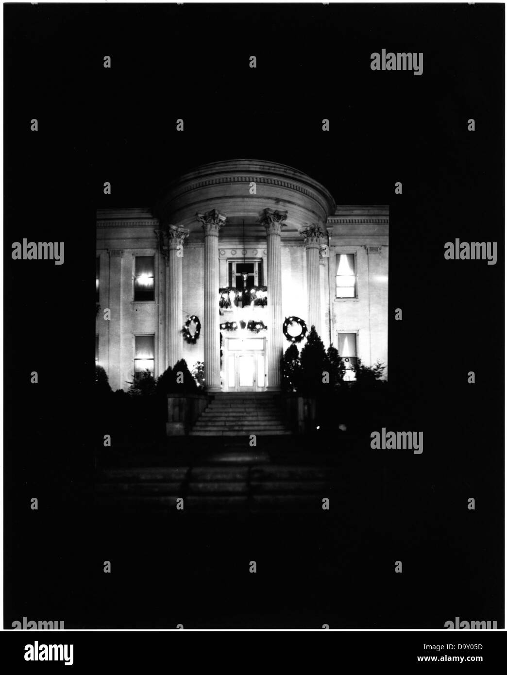 A photograph of the Governor's Mansion taken on December 25, 1941 ...