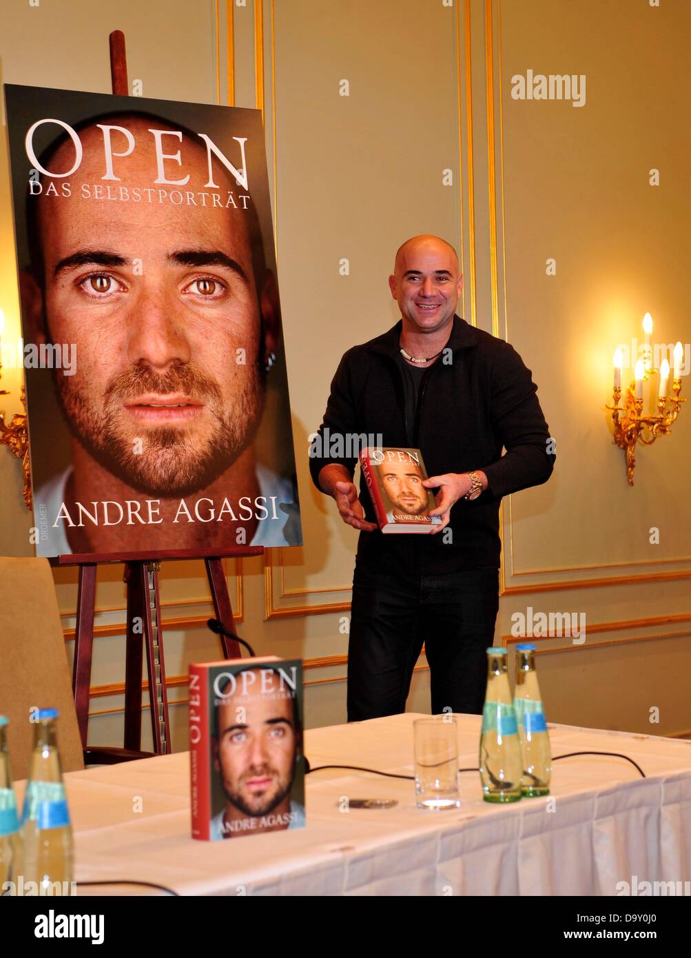 Andre Agassi presents his biography "Open" on the 11th of December in ...
