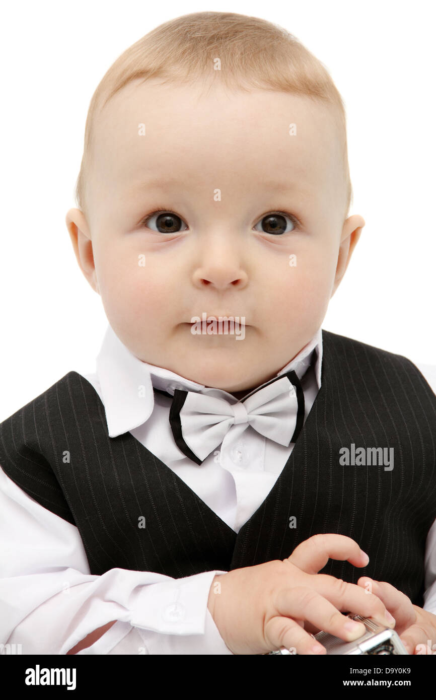 beautiful baby look at the camera Stock Photo - Alamy