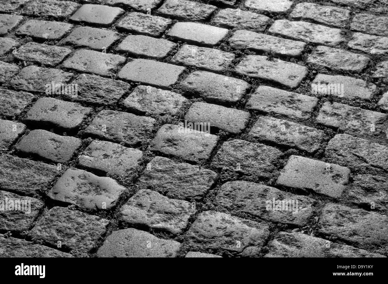 detail of a street with cobblestones Stock Photo - Alamy