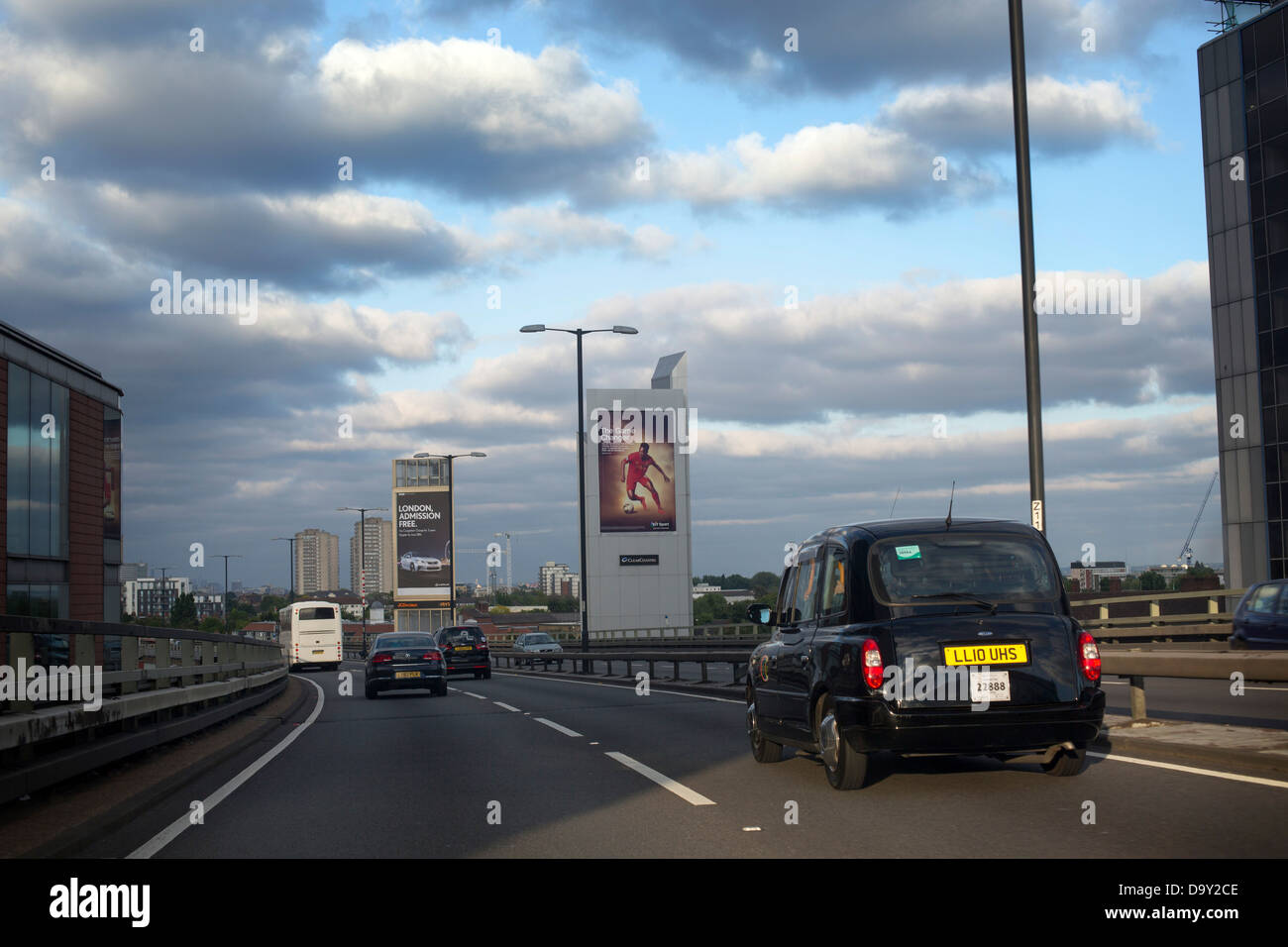M4 motorway near London Stock Photo - Alamy