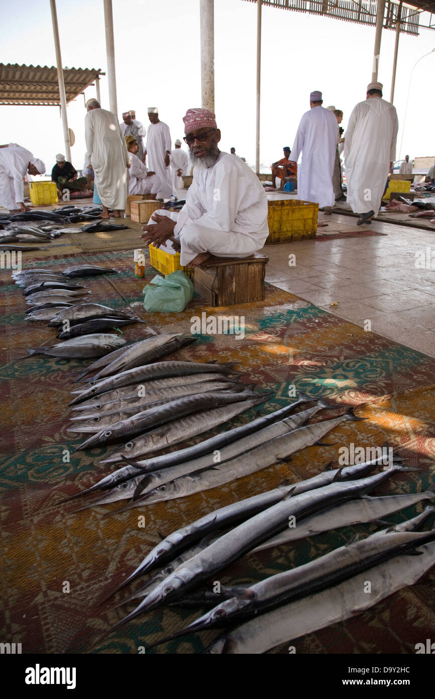Fish market in the Parka District of Muscat, Oman Stock Photo - Alamy