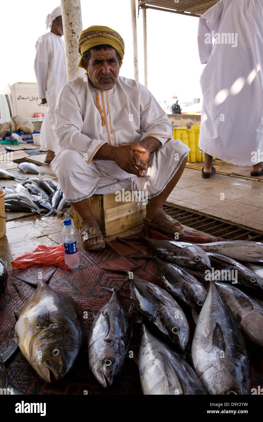 Fish market in the Parka District of Muscat, Oman Stock Photo - Alamy