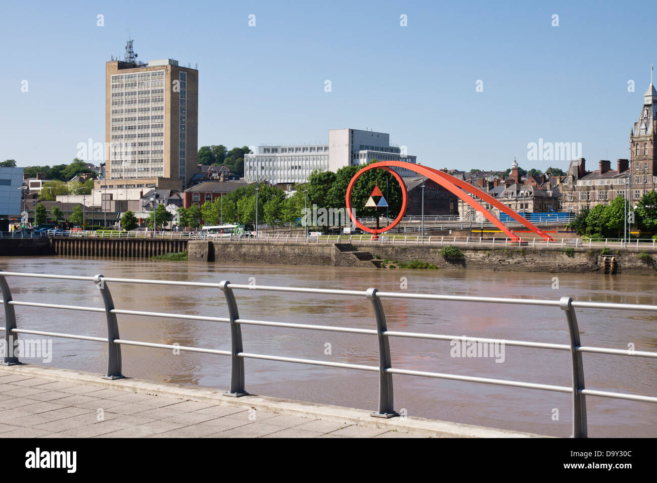 The Newport Wave, Newport City in Wales, United Kingdom Stock Photo - Alamy