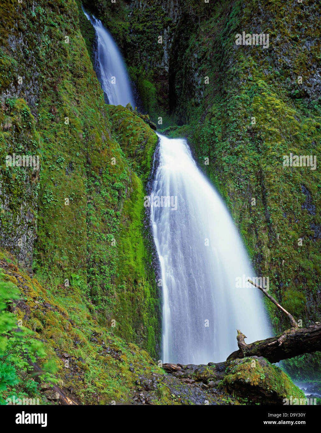 Wahkeena Falls, Columbia River Gorge National Scenic Area, Mount Hood ...