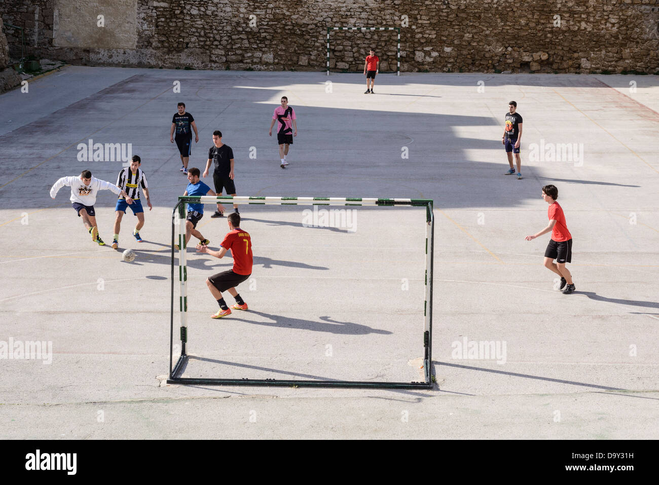 Five a side playing football hi-res stock photography and images - Alamy
