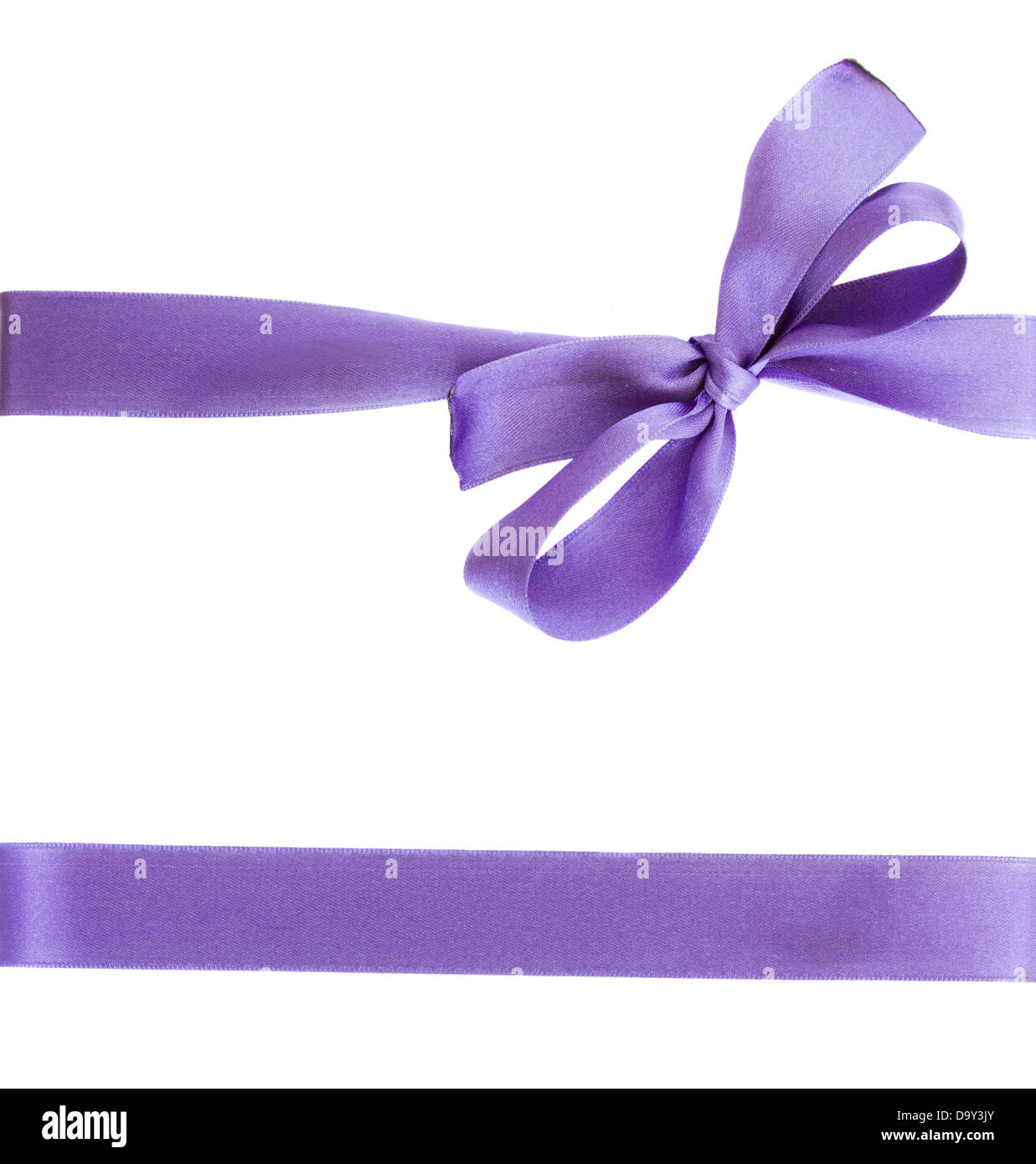 Violet ribbon Cut Out Stock Images & Pictures - Alamy