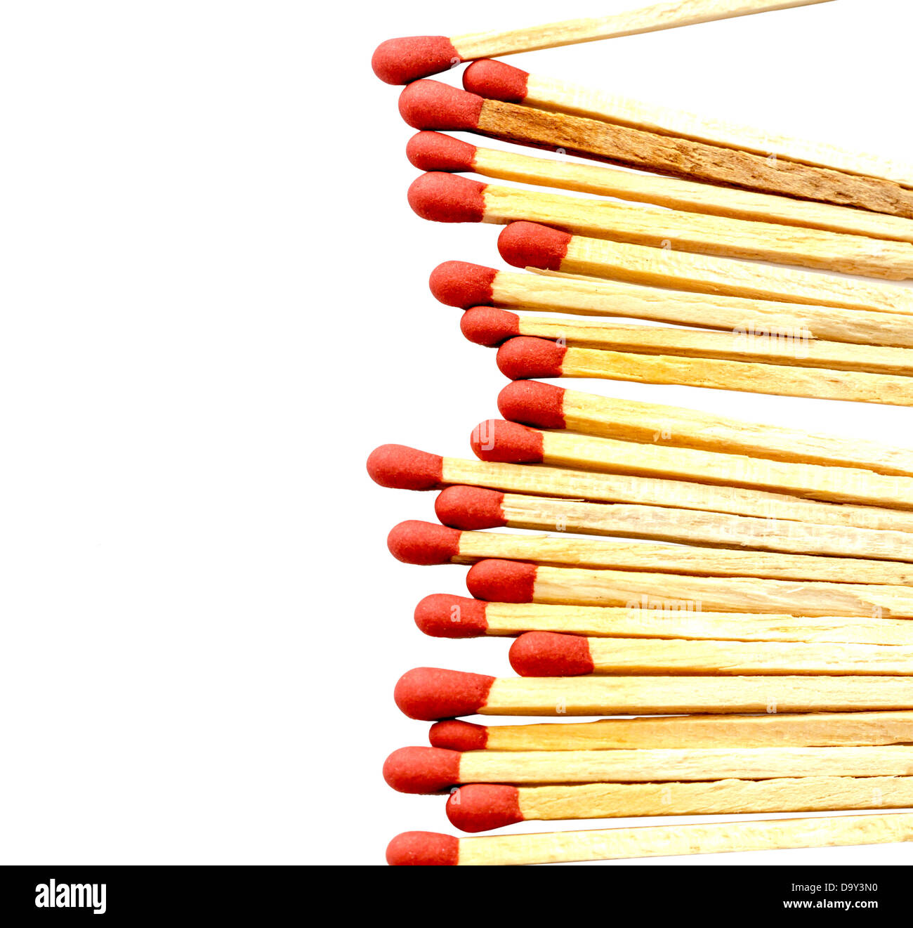 Match on white background Stock Photo - Alamy