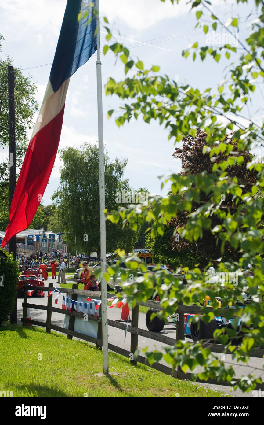 Benetton Formula One car at a hill climb event at Prescott ...