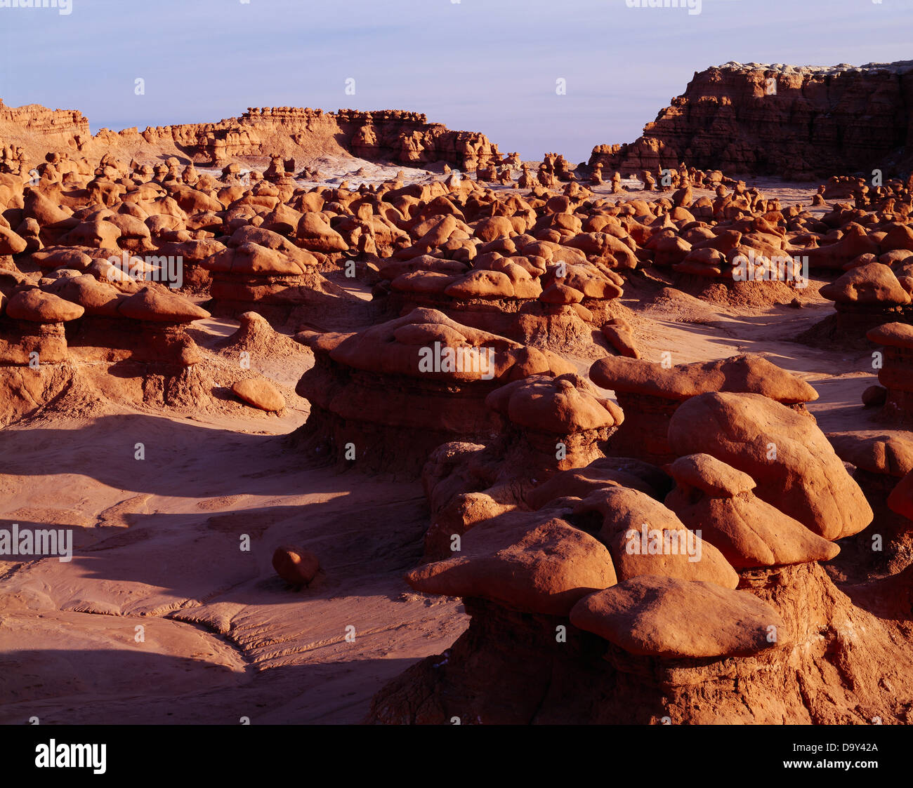 Entrada Sandstone interbedded with layers of shale and siltstone ...