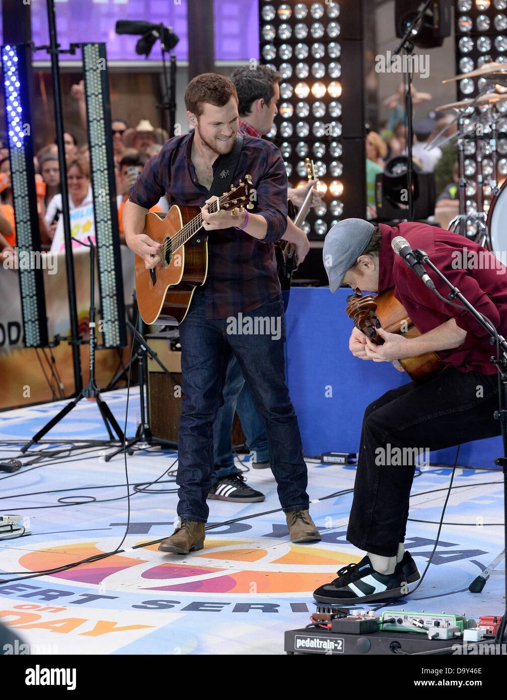 New York, NY. 28th June, 2013. Phillip Phillips on stage for NBC Today ...