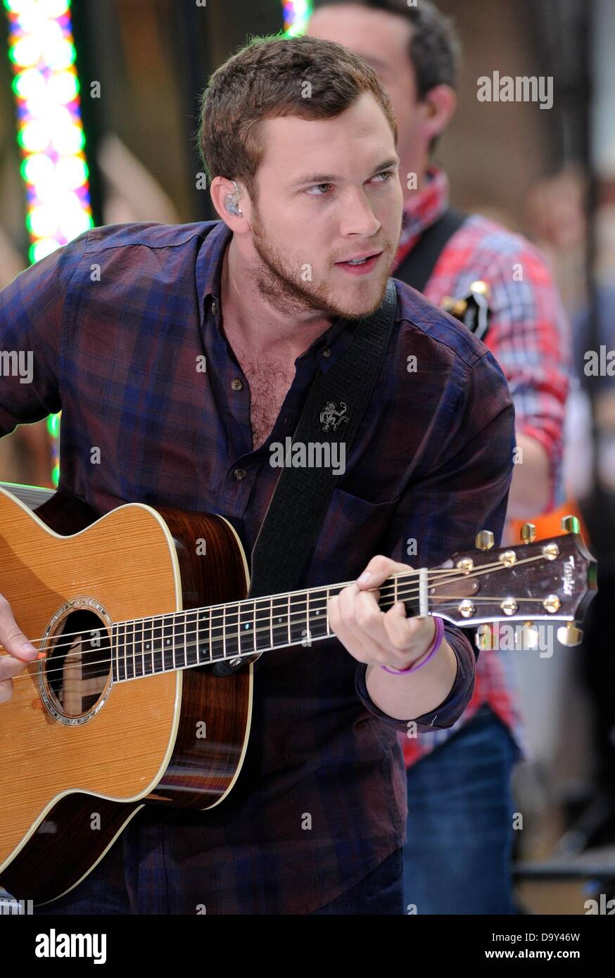 New York, NY. 28th June, 2013. Phillip Phillips on stage for NBC Today ...