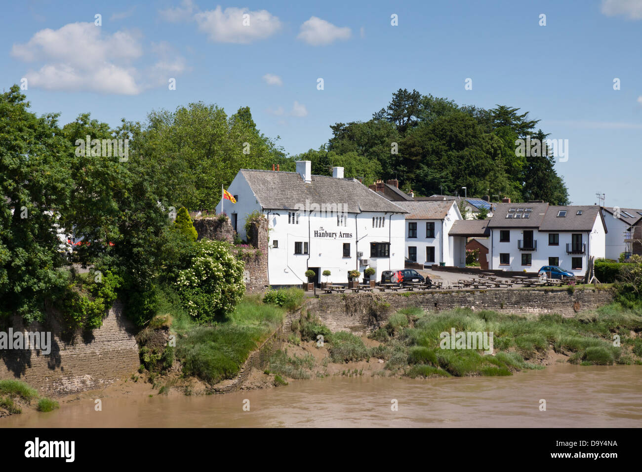 The Hanbury Arms Pub, Caerleon a village near Newport Wales UK Stock ...