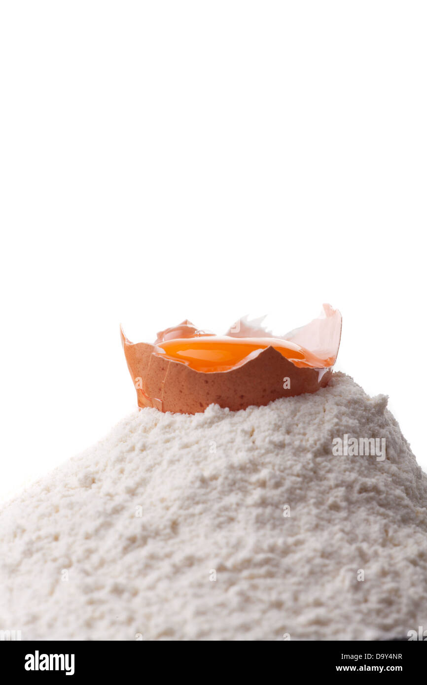 Closeup open egg hi-res stock photography and images - Alamy