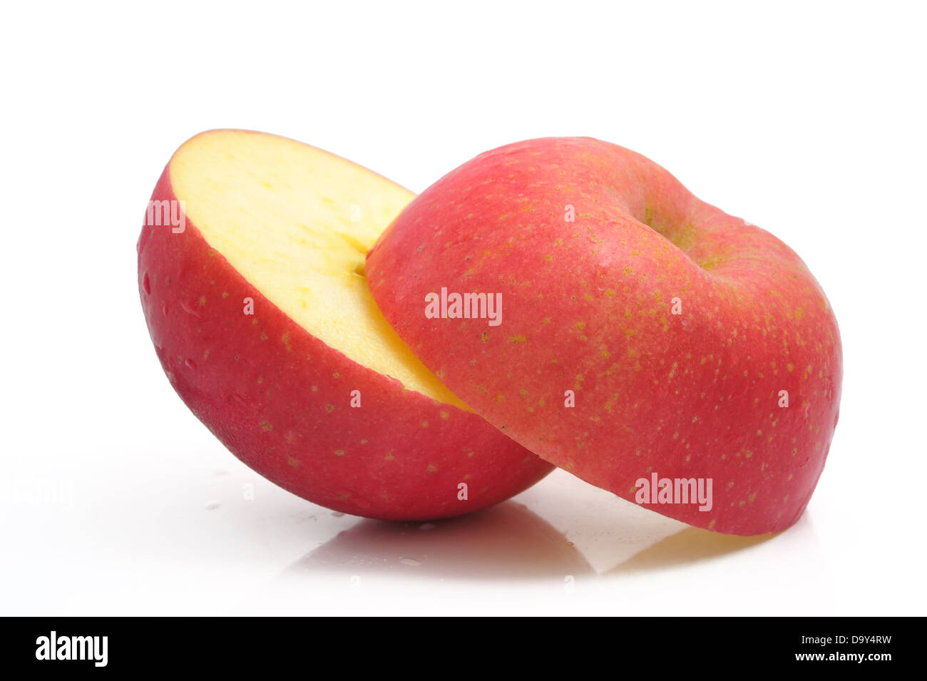 Cross section an apple Cut Out Stock Images & Pictures - Alamy