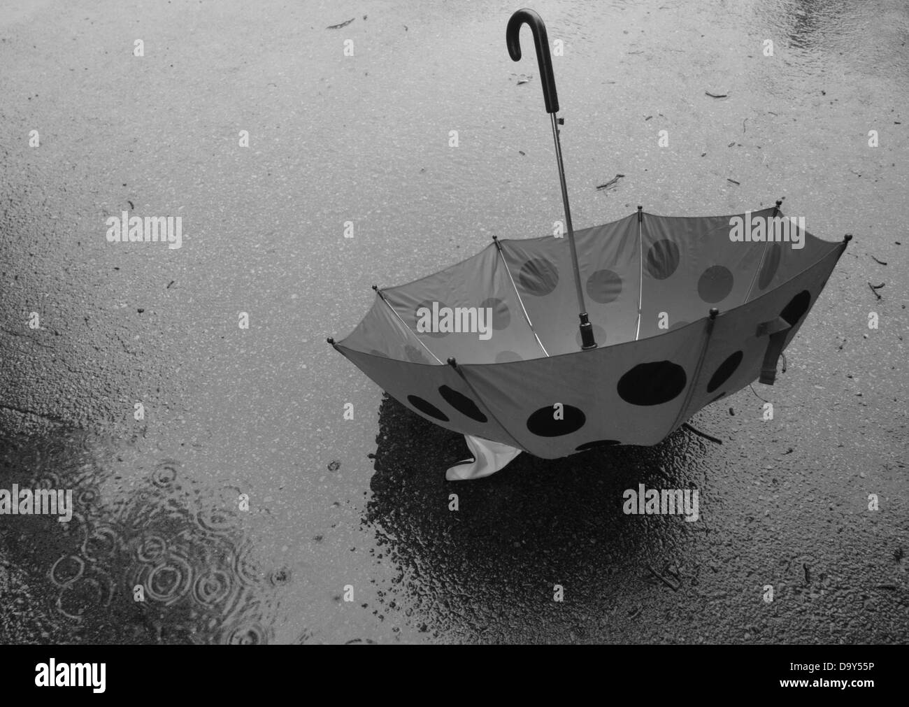 Rainy weather photo Black and White Stock Photos & Images - Alamy