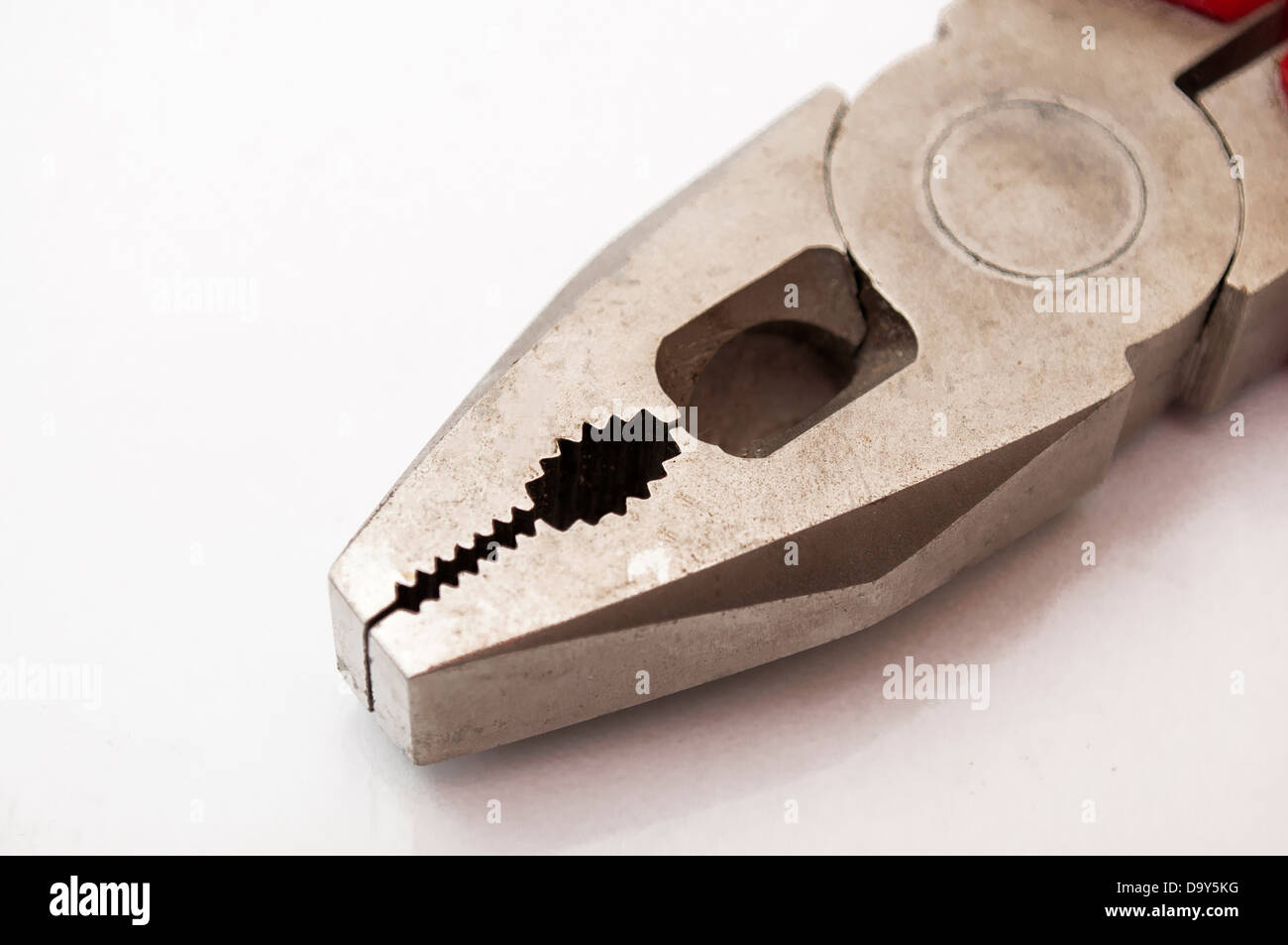 gripping pliers on a white background Stock Photo - Alamy