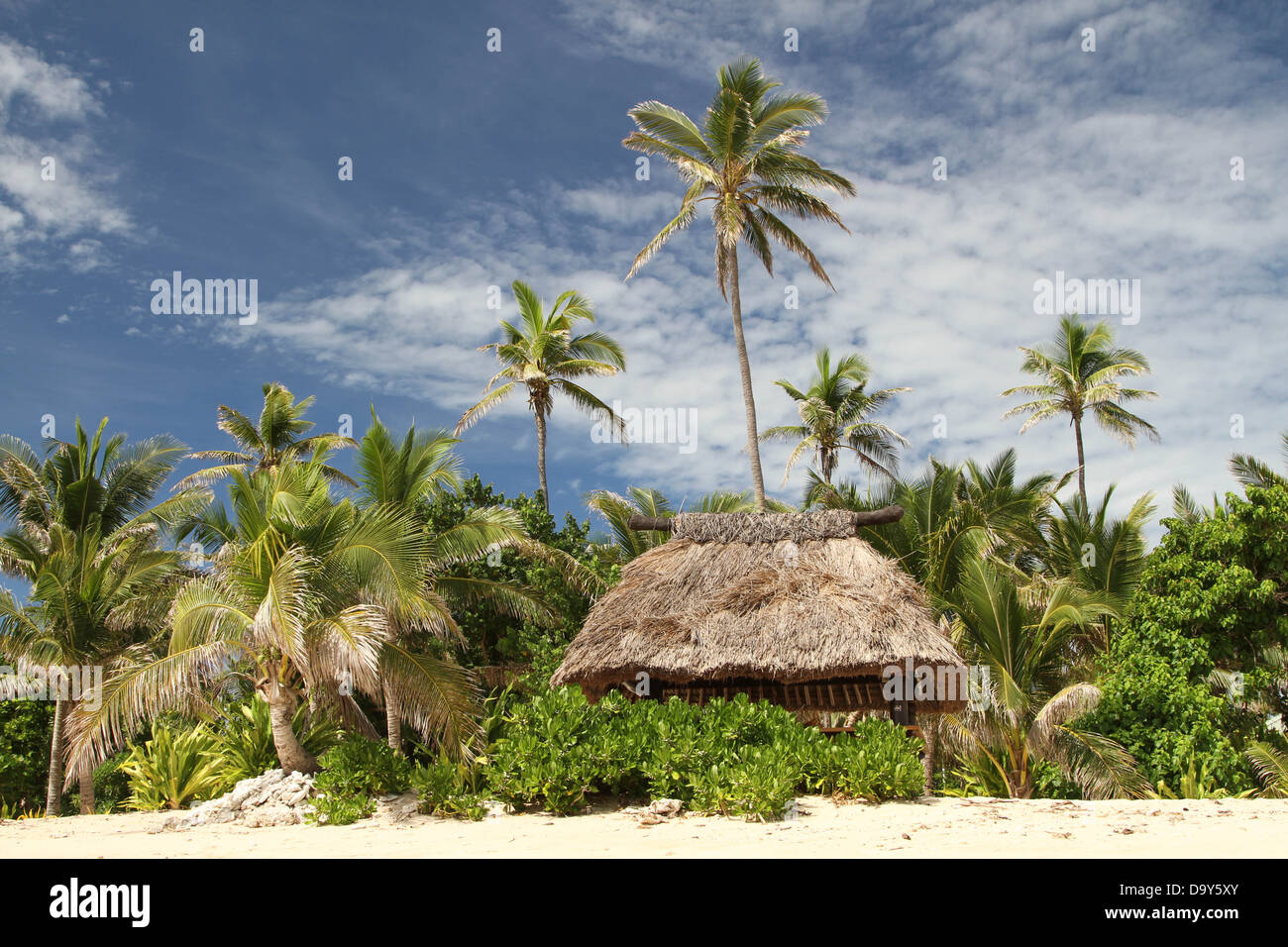 Palm leaf hut hi-res stock photography and images - Alamy