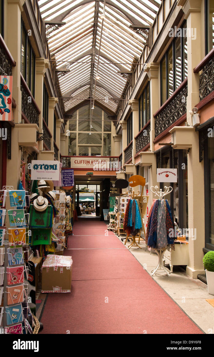 Clifton Arcade Clifton an affluent suburb of Bristol England UK Stock ...