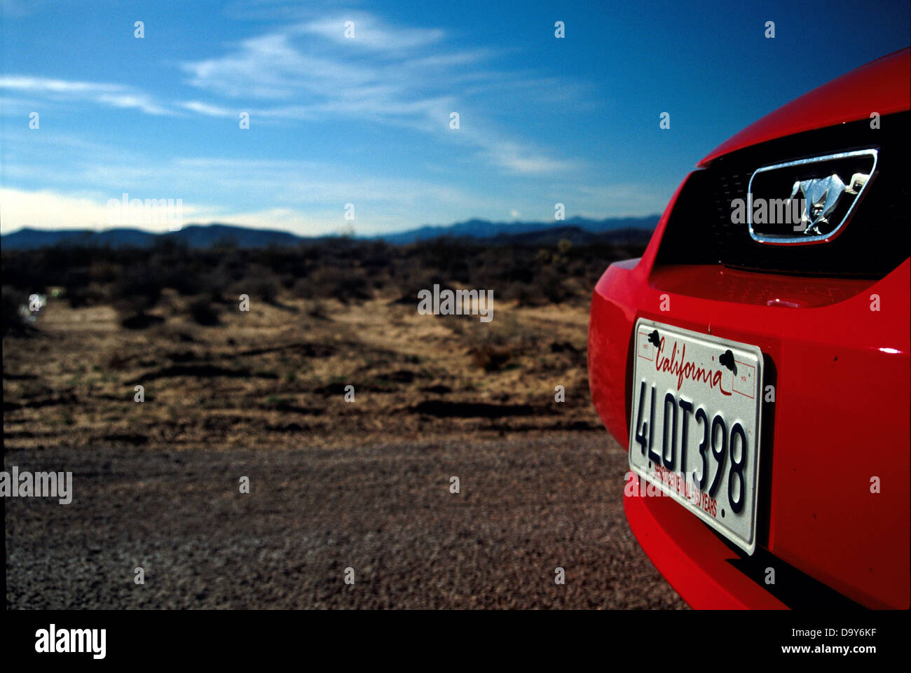 A mustang number plate in Nevada Stock Photo - Alamy