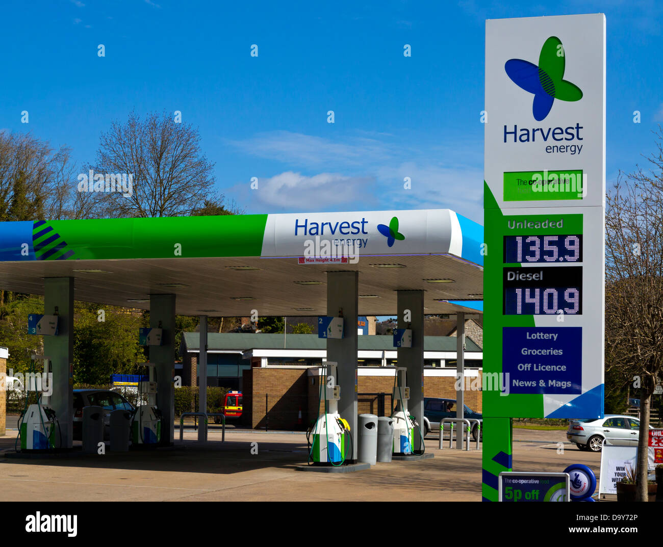 Harvest Energy petrol station with Co-operative store attached in ...