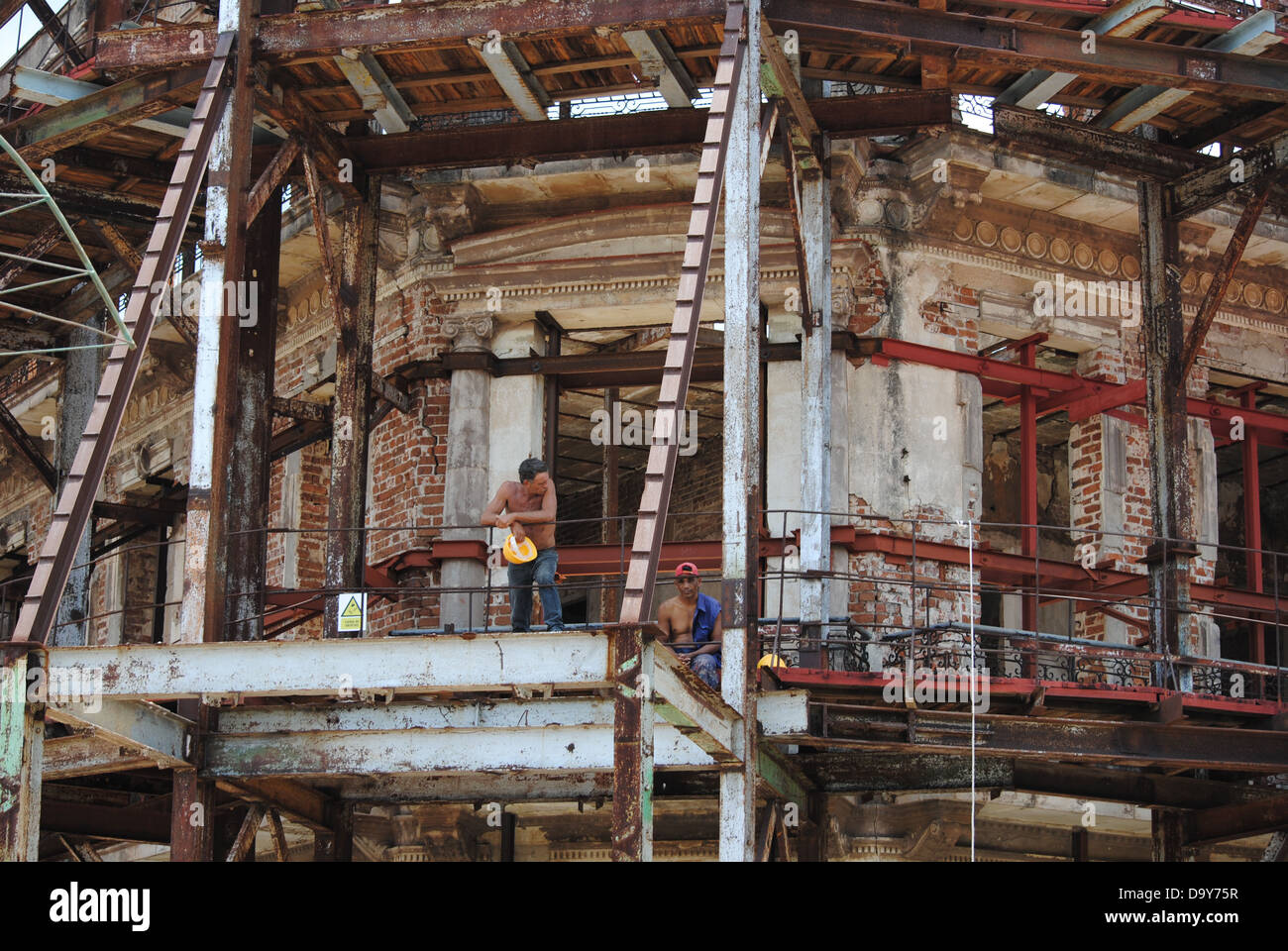 Cuban Building Site Stock Photo - Alamy