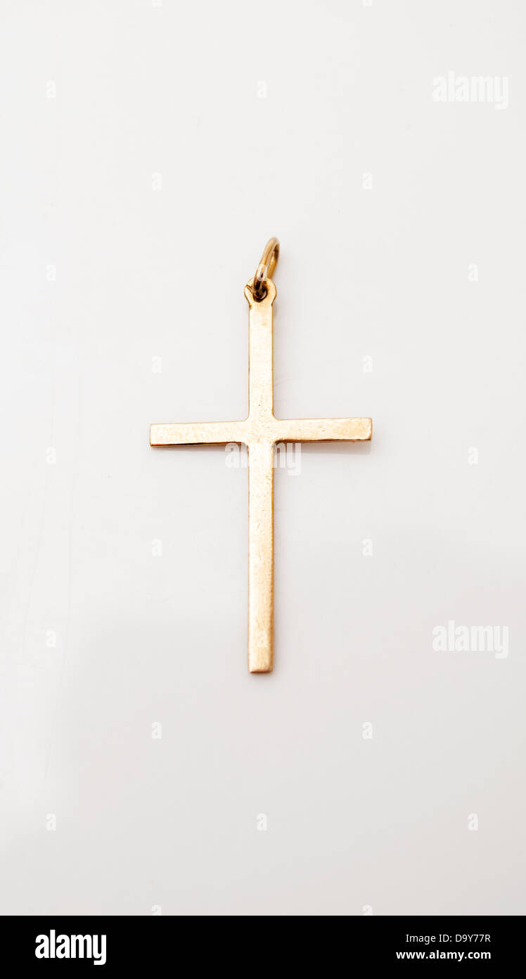god crucifix on a white background Stock Photo - Alamy