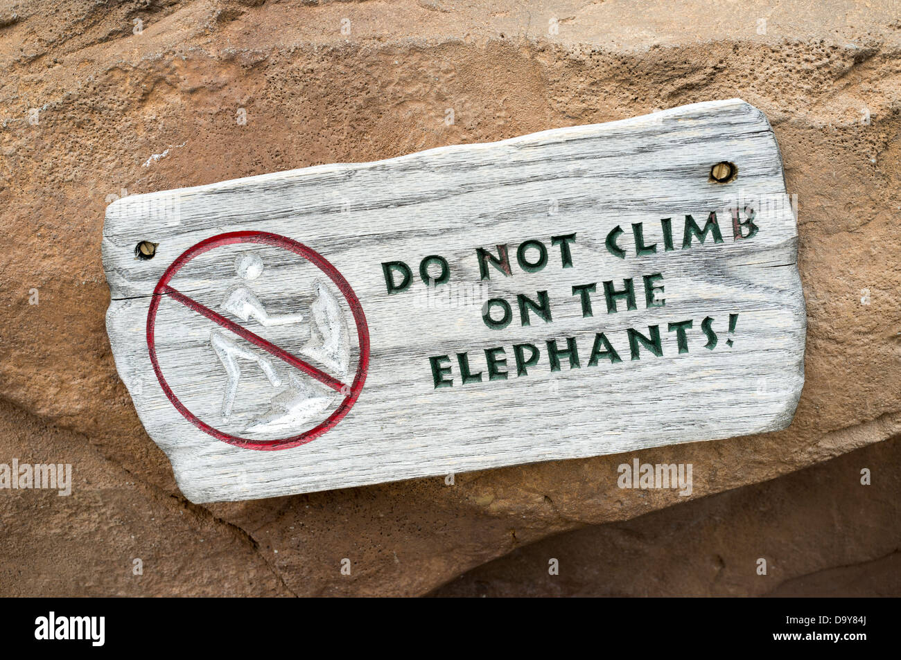 Funny zoo warning signs hi-res stock photography and images - Alamy