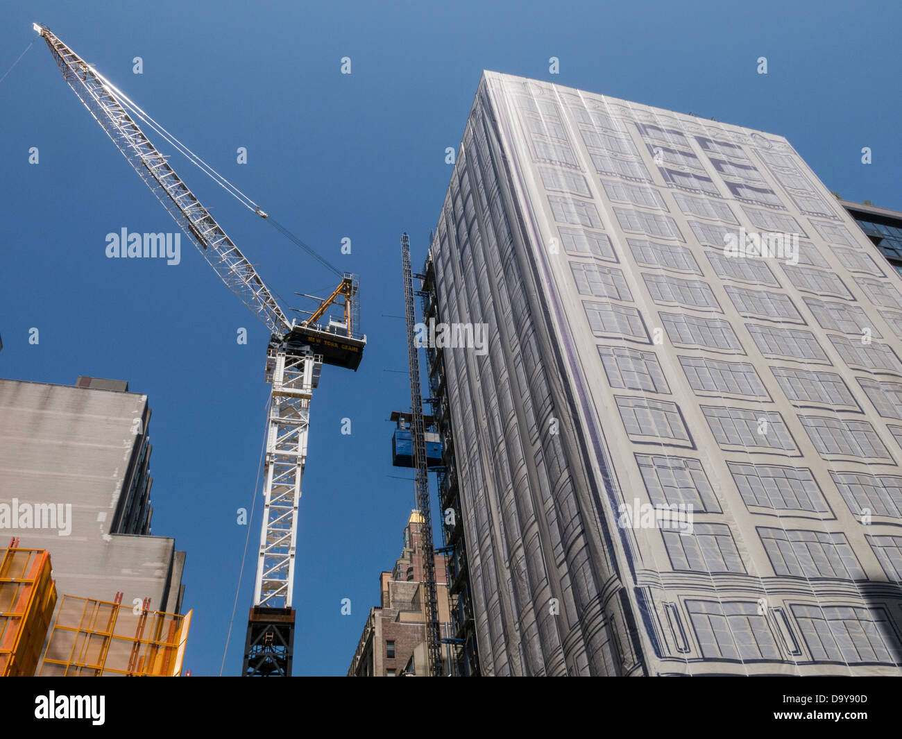 High-rise Construction in New York City Stock Photo - Alamy