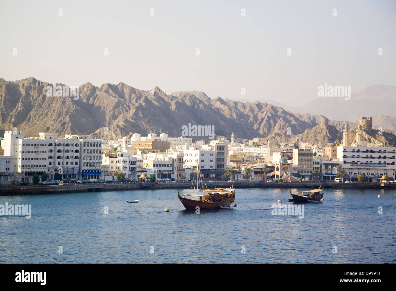 Traditional-style dhows and small fishing boats are frequently seen in ...