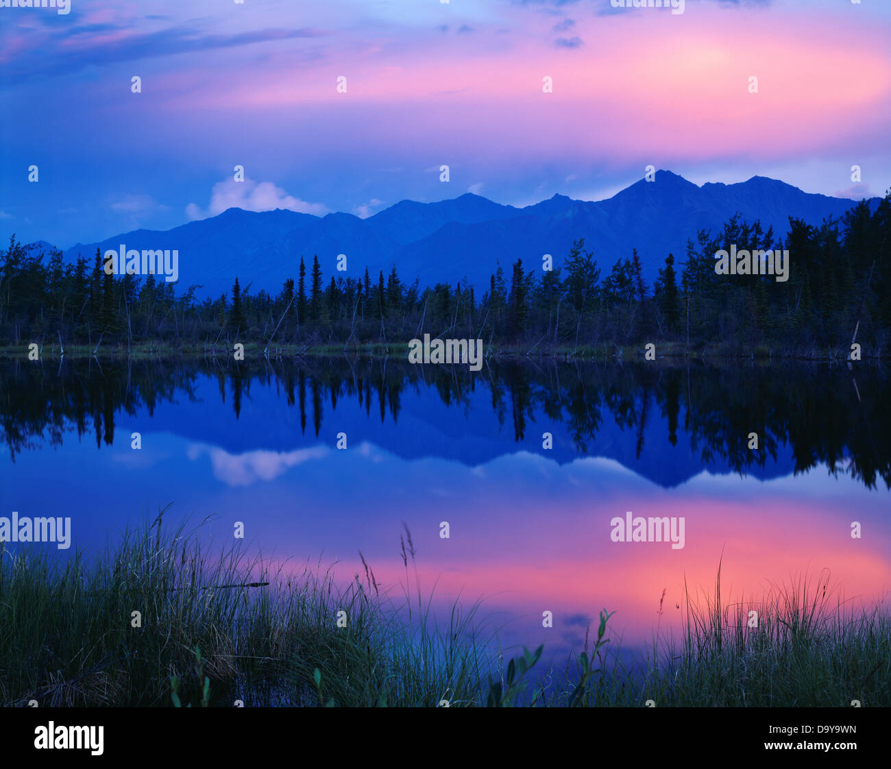 Kluane national park sunset hi-res stock photography and images - Alamy